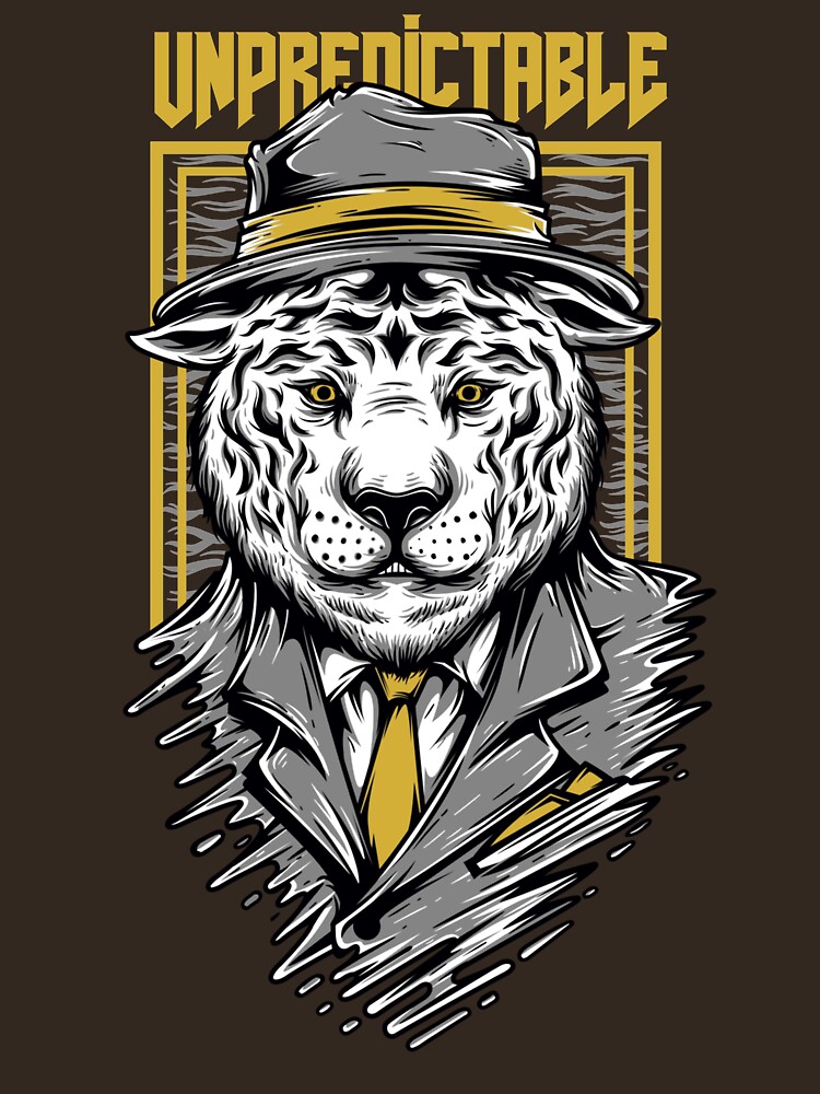 "Unpredictable Tiger" T-shirt for Sale by GeeHanz | Redbubble | geehanz ...