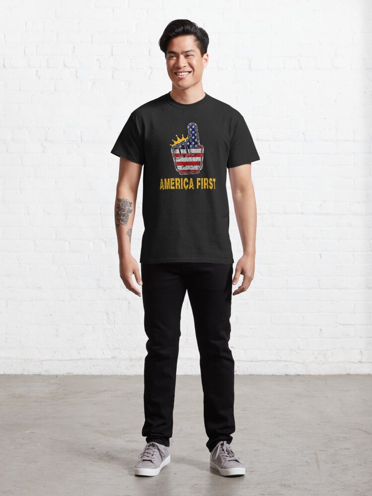 "america first,new design" T-shirt for Sale by ESAMSTORE | Redbubble ...