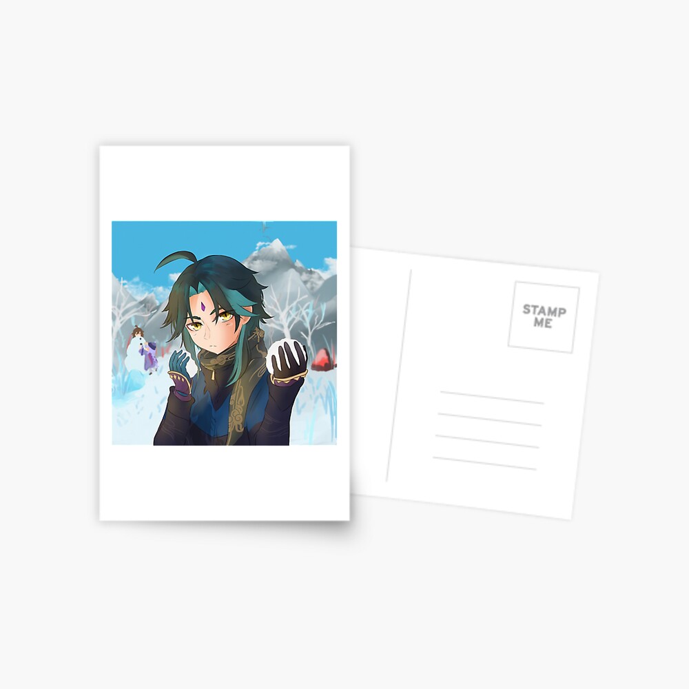 Art & Collectibles Prints Digital Prints Genshin Impact print Xiao ...
