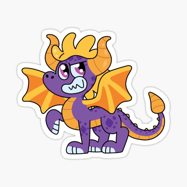 "Purple Dragon" Sticker for Sale by Diuky | Redbubble