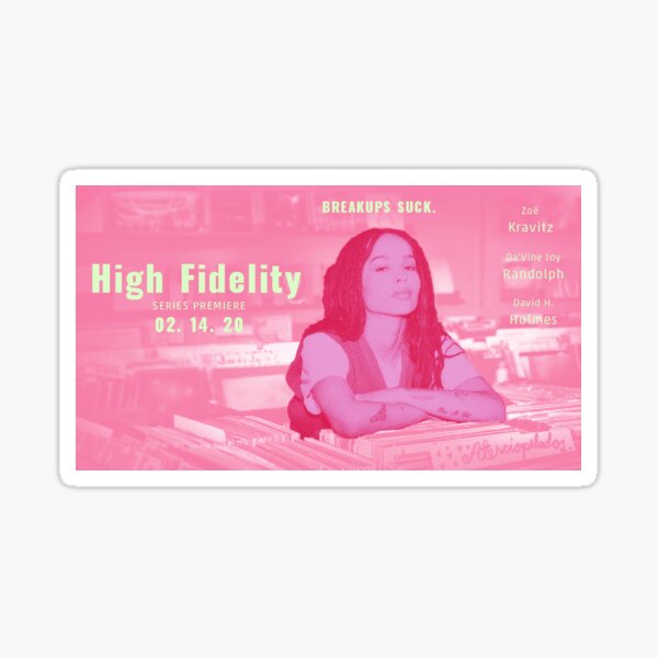 " High Fidelity" Sticker for Sale by Aster113 | Redbubble
