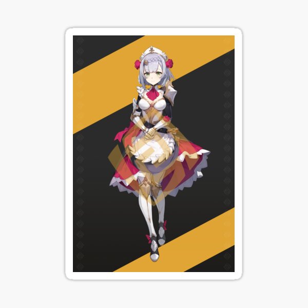 "Noelle - Genshin Impact" Sticker for Sale by DandelionArtt | Redbubble