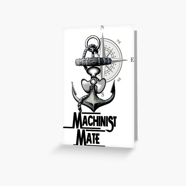 "Machinist Mate Navy Logo" Greeting Card for Sale by Nizag315 | Redbubble
