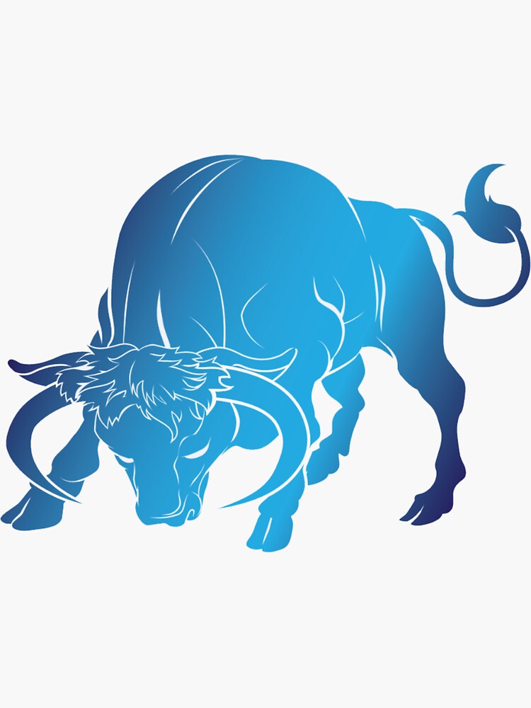 "taurus simple Design animal" Sticker for Sale by Abdelaziz95 | Redbubble