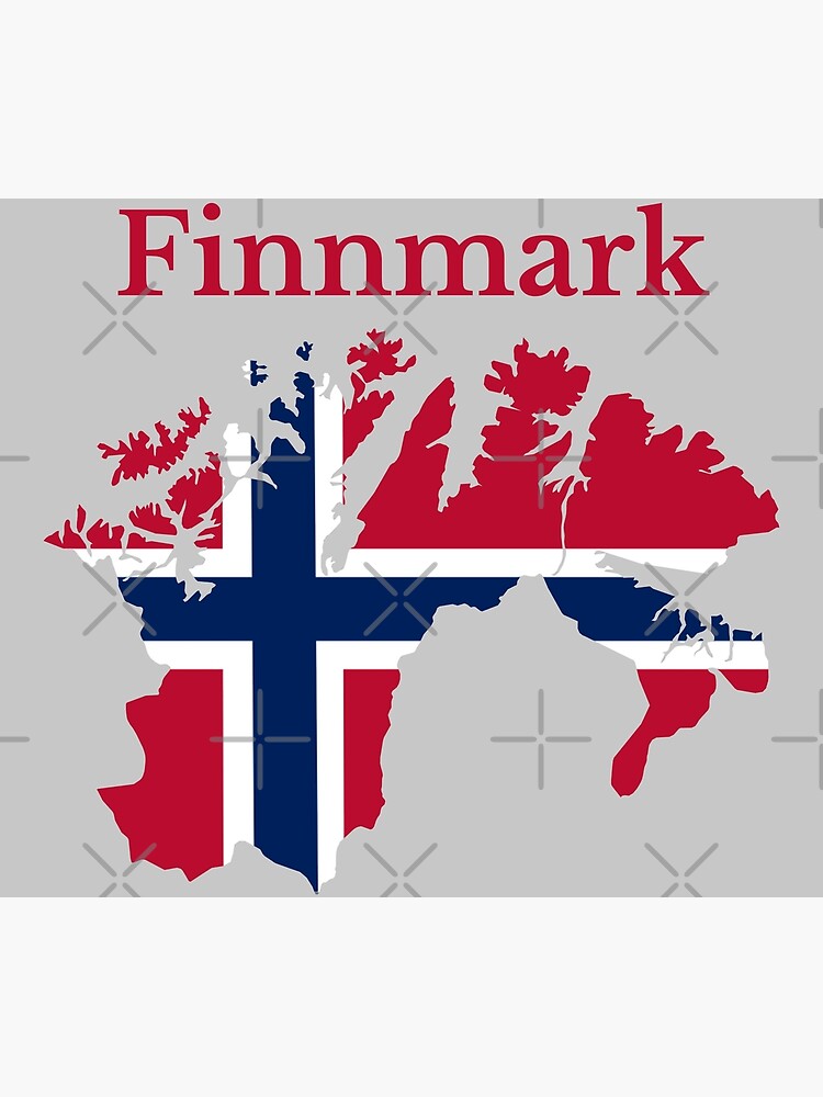 "Finnmark County Map, Norwegian County, Norway." Poster by marosharaf ...