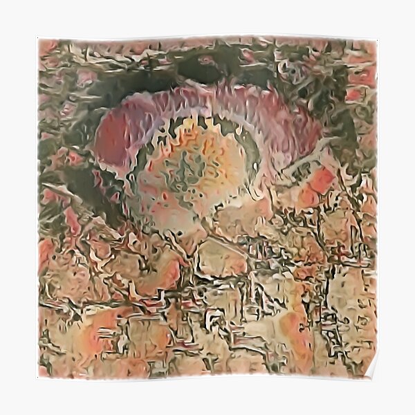 "Transparent Lair - Modern Abstract Art" Poster for Sale by machineink ...