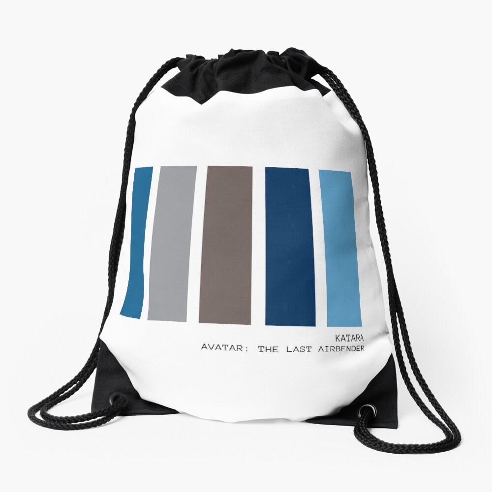 "Katara Avatar the Last Airbender Minimalist Color Palette" Sticker for ...