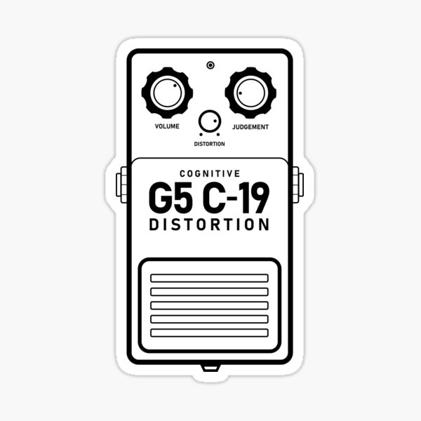 "G5 C19 - Cognitive Distortion" Sticker for Sale by EvilPupil | Redbubble