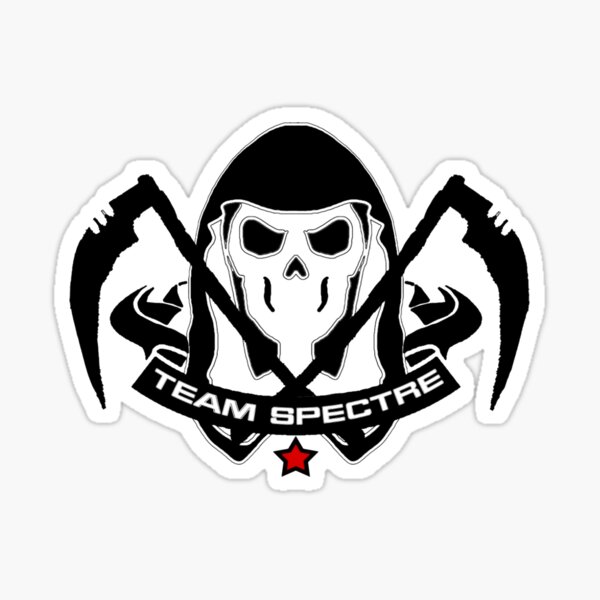 "DEATH TEAM SPECTRE" Sticker for Sale by ernest27 | Redbubble