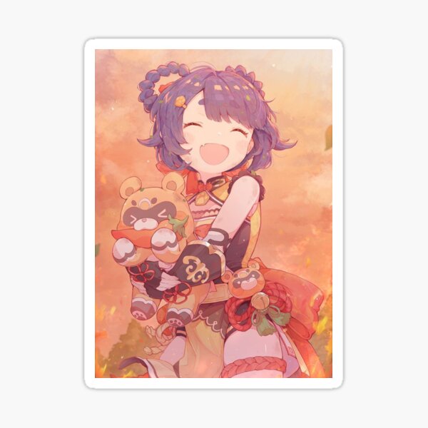 "Xiangling - Genshin impact" Sticker for Sale by SpookyStore21 | Redbubble