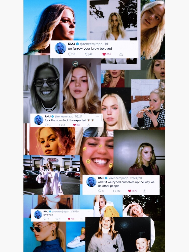 "reneé rapp collage" Photographic Print by mjscorner | Redbubble