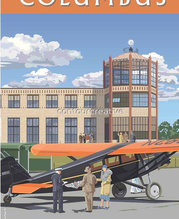 "Port Columbus Airport, Columbus, Ohio 1931" iPad Case & Skin for Sale ...