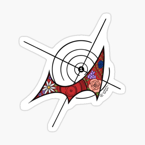 "monokuma eye target" Sticker for Sale by unikorn-senpai | Redbubble