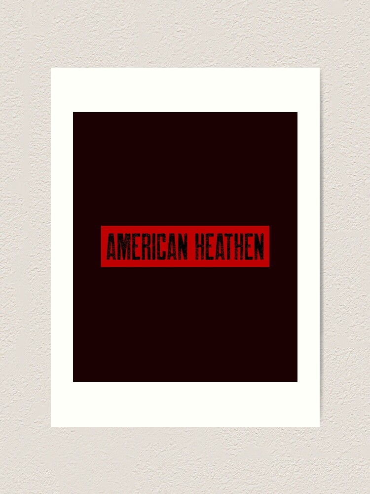 "Pagan Asatru, American Heathen Logo" Art Print by K-G-I | Redbubble