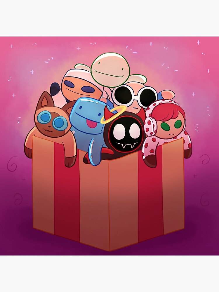 "Dream Team Gift Box" Sticker for Sale by AnizyArt | Redbubble