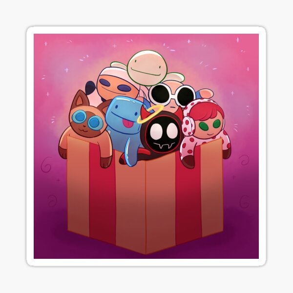 "Dream Team Gift Box" Sticker for Sale by AnizyArt | Redbubble