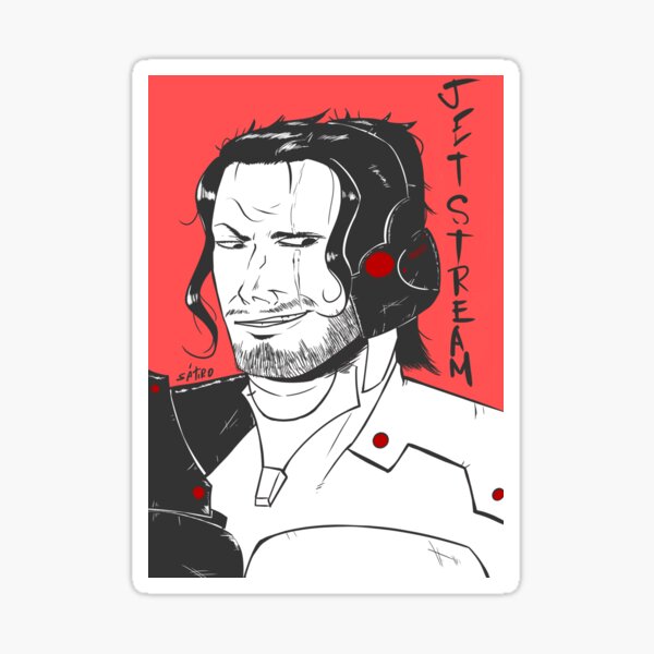 "Jetstream sam" Sticker by SatiroOscuro | Redbubble