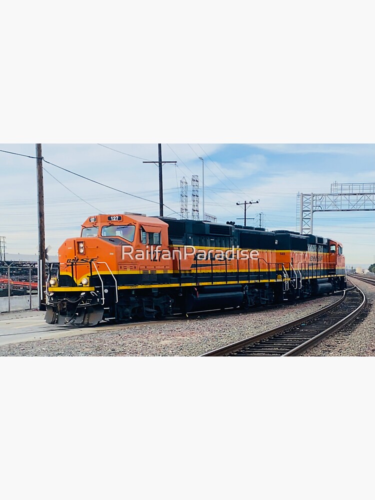 "BNSF 127" Sticker for Sale by RailfanParadise | Redbubble