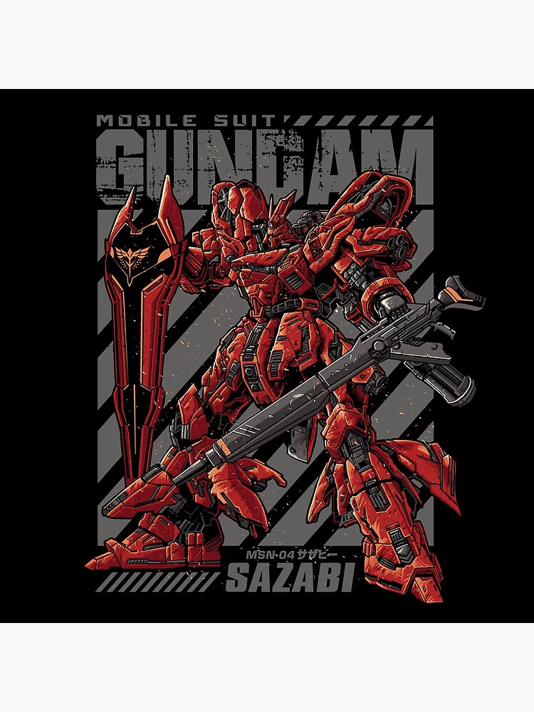 "sazabi essential" Poster for Sale by akmalzone | Redbubble