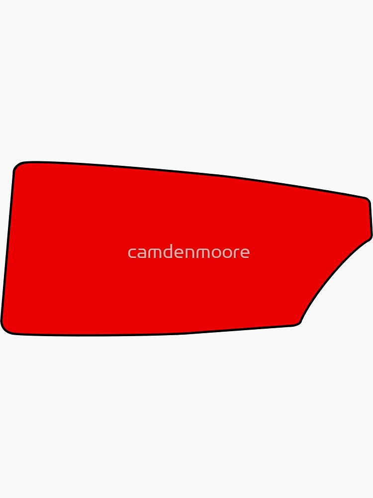 " University of Wisconsin Rowing Blade" Sticker for Sale by camdenmoore ...