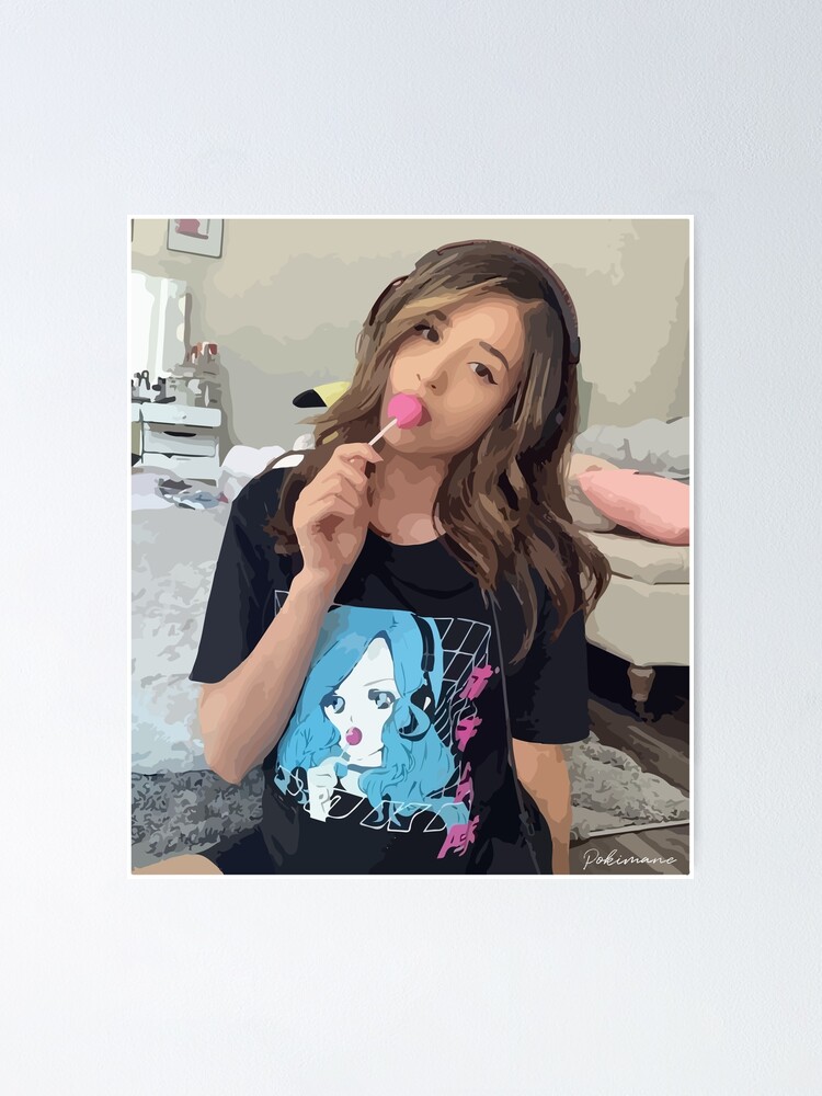"Pokimane" Poster for Sale by Raizenyzer10 | Redbubble