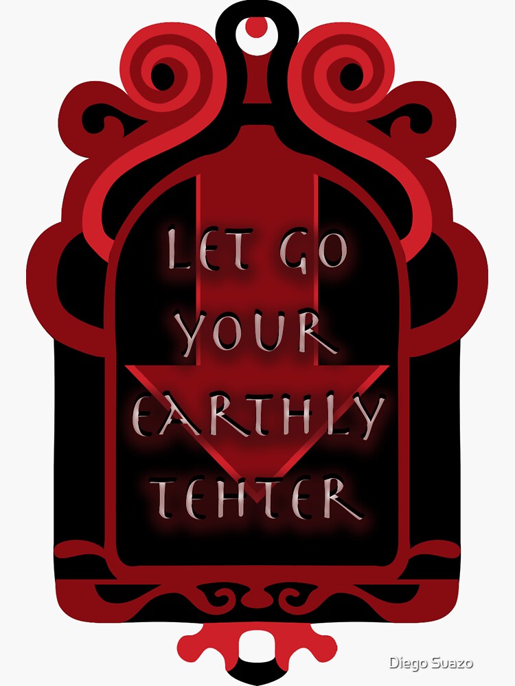 "Red Lotus Symbol - Laghima Locket (Zaheer) #1" Sticker by dsuazo ...