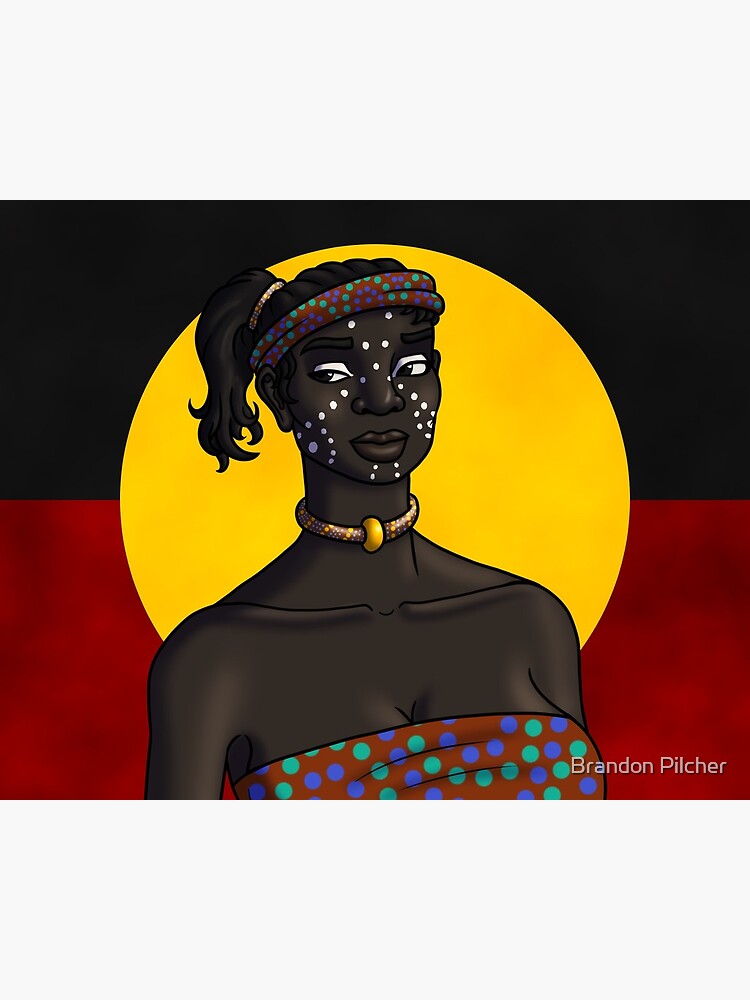 "Aboriginal Australian Beauty" Art Print by Tyrannohotep | Redbubble
