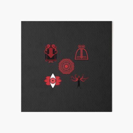 "Red Lotus Symbol - Complete Collection" Art Board Print by dsuazo ...