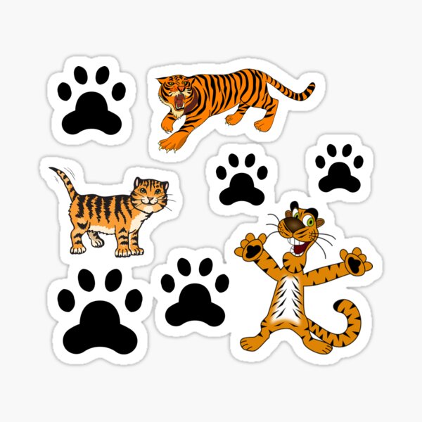 "Tiger Sticker Pack" Sticker for Sale by Joylewis | Redbubble