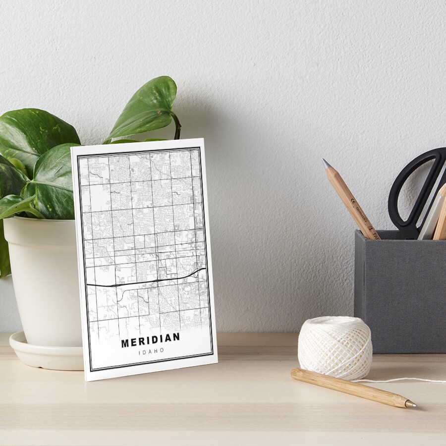 "Meridian Map" Art Board Print for Sale by sibudas | Redbubble