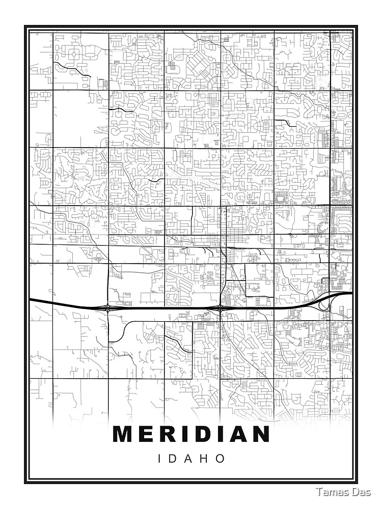 "Meridian Map" Poster by sibudas | Redbubble