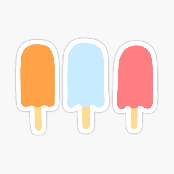 "Popsicles " Sticker for Sale by Ericadianne | Redbubble