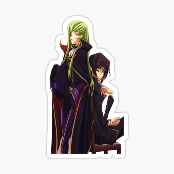 "Code Geass" Sticker for Sale by AnimeBooth | Redbubble