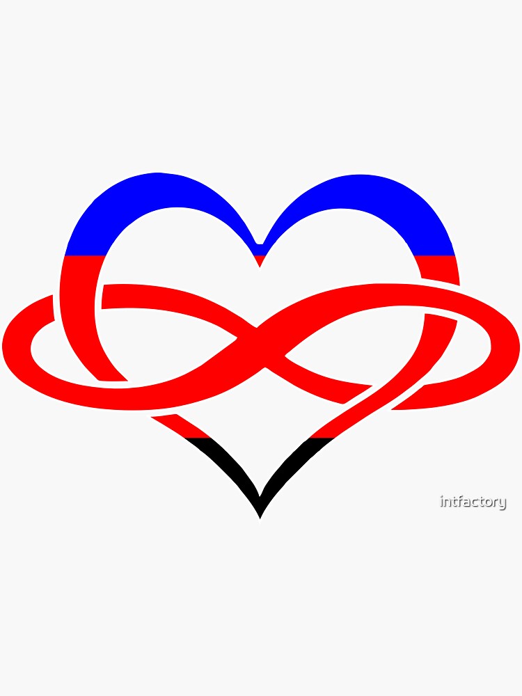 "Infinite Love" Sticker by intfactory | Redbubble