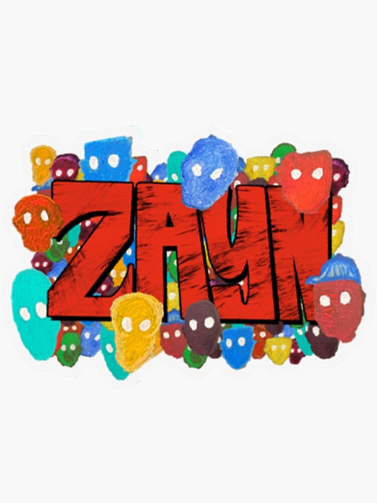 "ZAYN" Sticker by daviaiorio | Redbubble