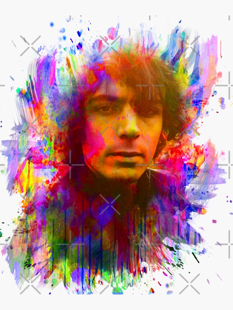 "Syd Barrett - Pink Floyd" Sticker by DoubleKlutch | Redbubble