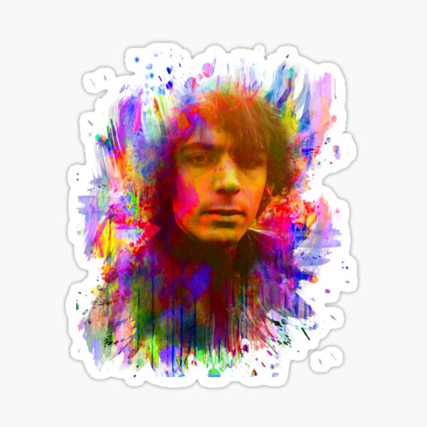 "Syd Barrett - Pink Floyd" Sticker by DoubleKlutch | Redbubble