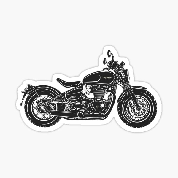 "Triumph Bonneville Bobber" Sticker for Sale by EthanSix | Redbubble