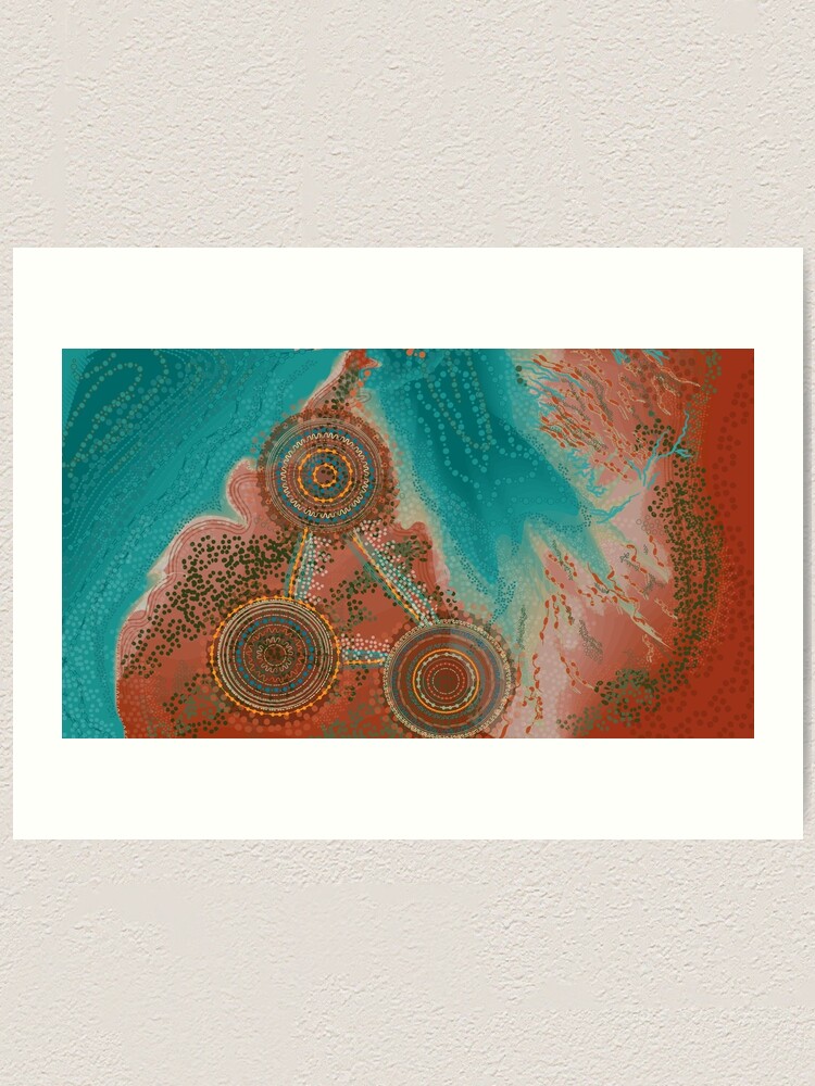 "Yawuru" Art Print for Sale by Bobbilockyer | Redbubble