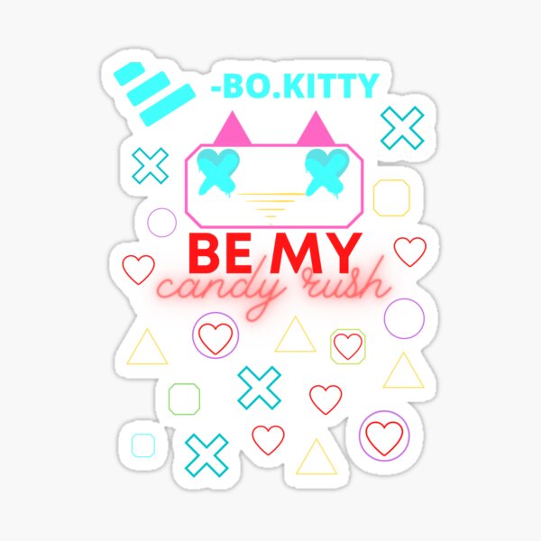 "Cute Robo Kitty " Sticker for Sale by My-E-Botix | Redbubble