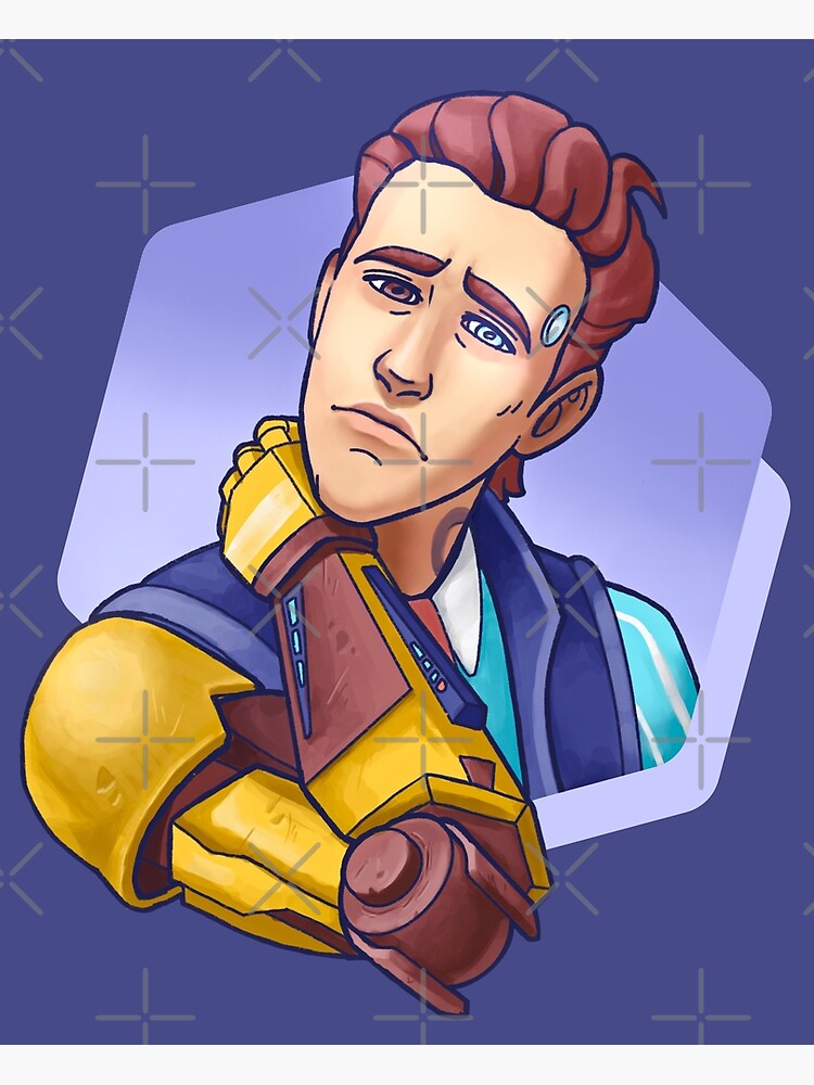 Impression photo « Sad Hyperion Rhys | Fan art de Borderlands », par ...