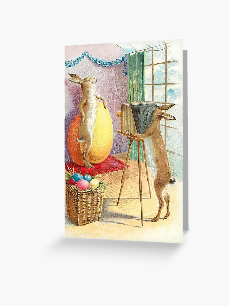 "Photographing the Easter Rabbit - Vintage Anthropomorphic Art ...