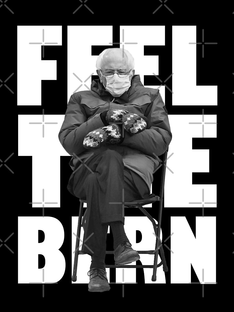 Póster «Bernie Sanders, mitones para el día de la inauguración, siente ...