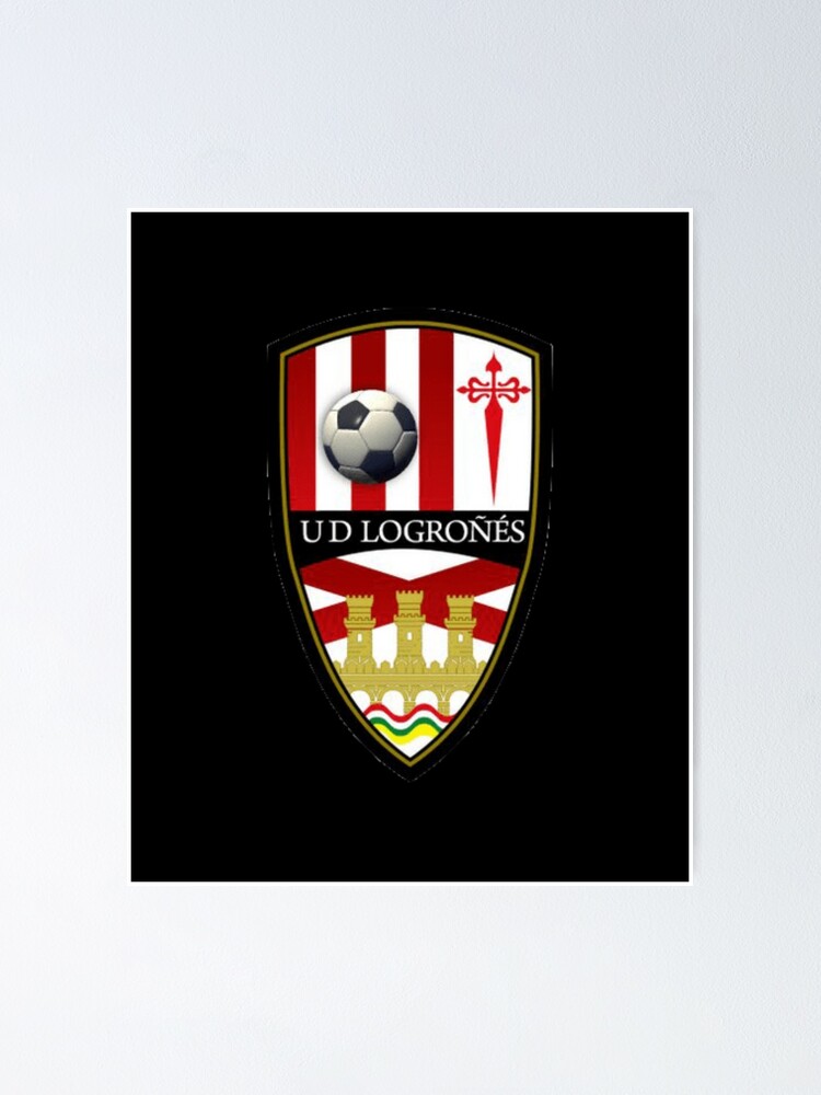 Póster «escudo de armas de bandera de futbol de logroñes» de ...