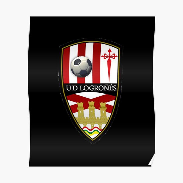 Póster «escudo de armas de bandera de futbol de logroñes» de ...