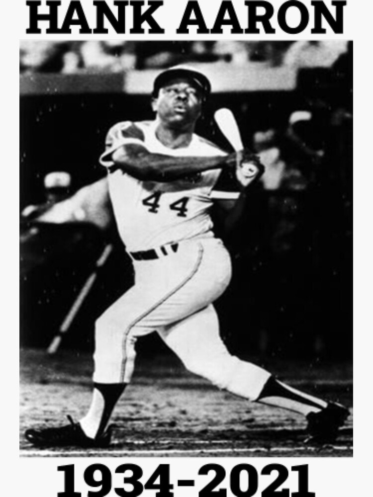 "Hank Aaron" Sticker for Sale by ShermanPhil | Redbubble