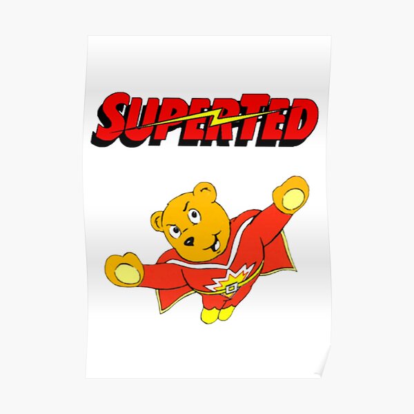 Póster «Dibujos animados superted» de Alastair42 | Redbubble