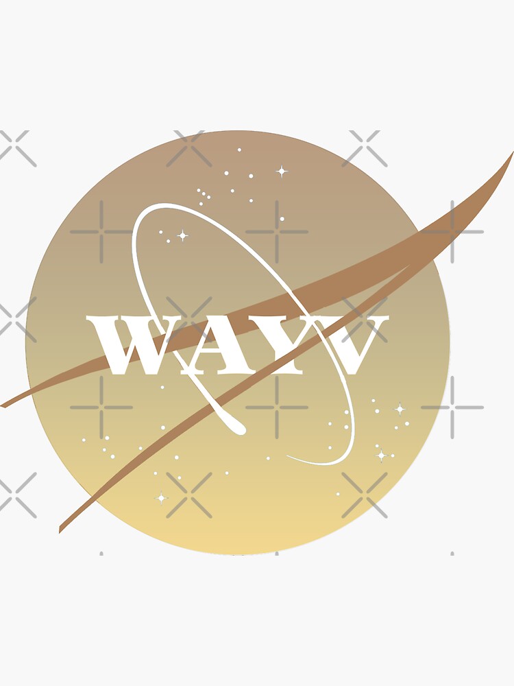 "WAYV (NASA)" Sticker for Sale by lovely-day | Redbubble