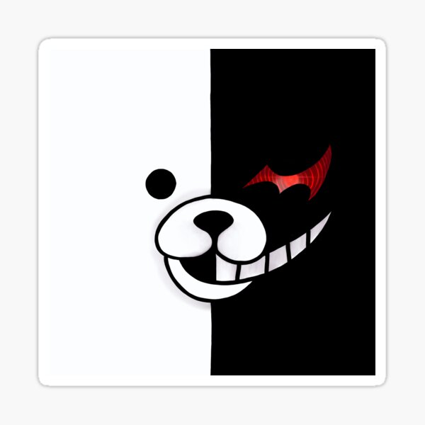 "Monokuma" Sticker by TaintedCreation | Redbubble