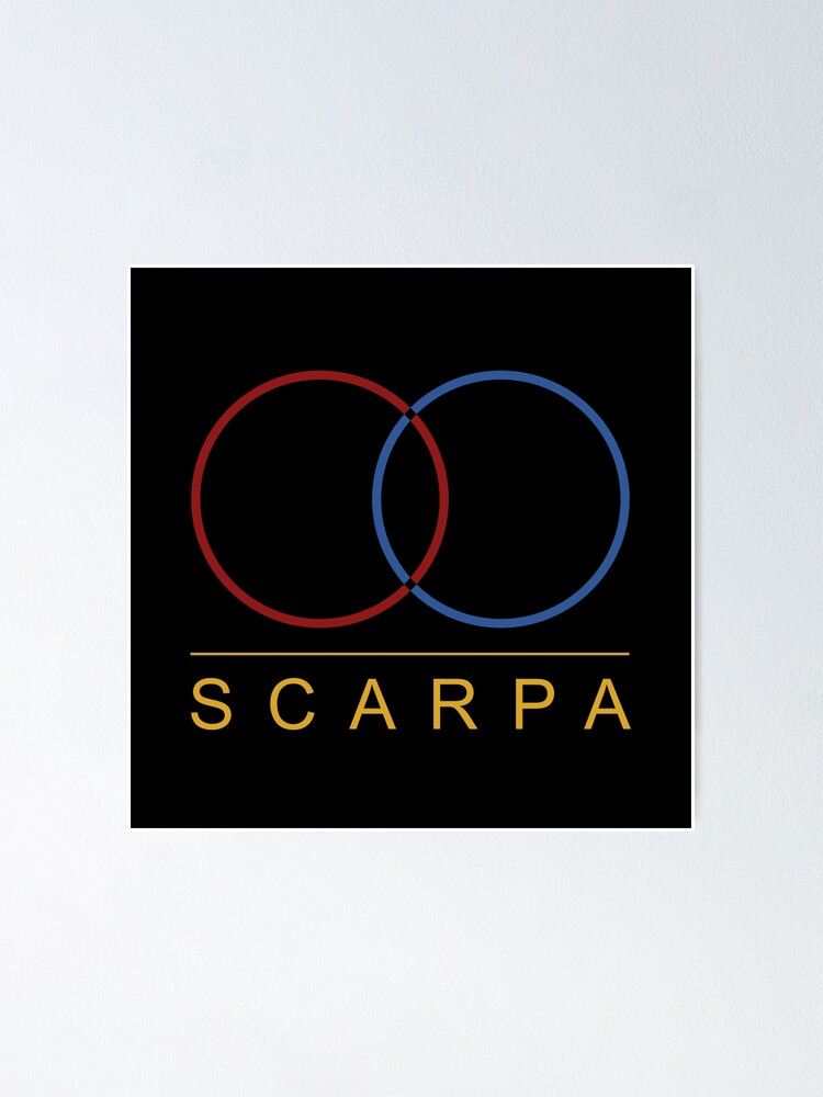"Scarpa Logo" Poster by StrangeReflect | Redbubble